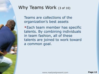 Team Building PowerPoint PPT Content Modern Sample | PPT