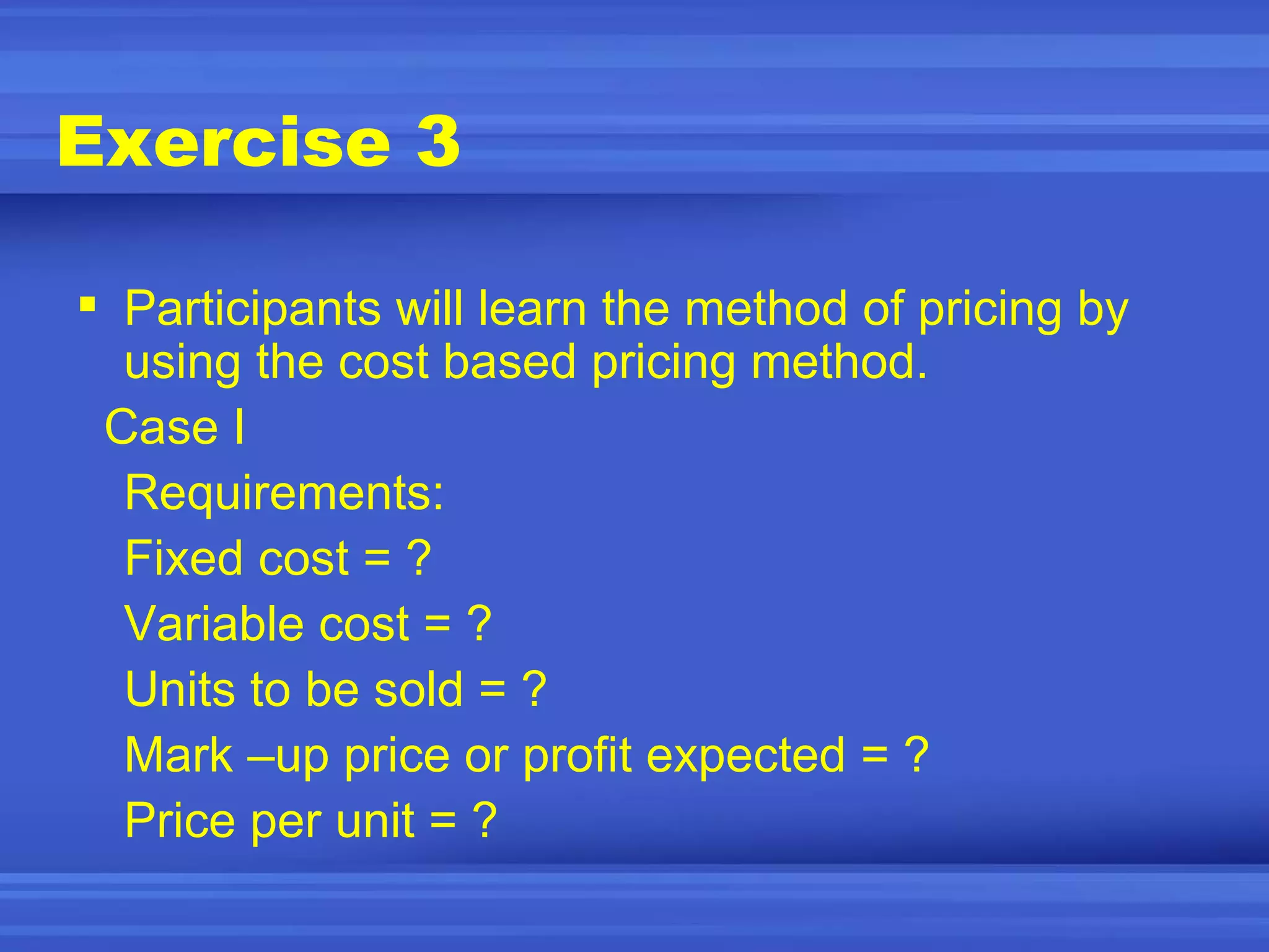 Pricing strategy | PPT