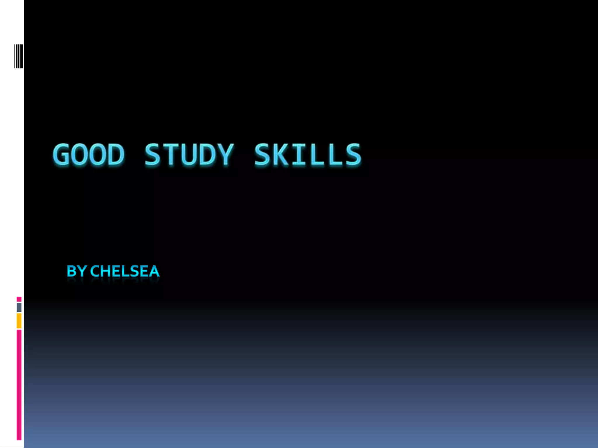 Good Study Skills | PPT