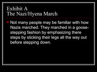 Hyenas(Lion King) Similar to nazis | PPT