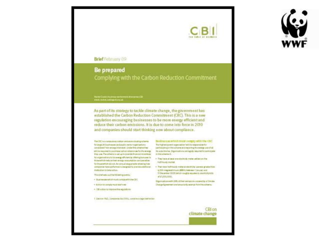 CBI climate change forum - David Nussbaum | PPTX