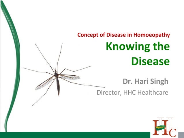 Knowing the Disease: Concept of Disease in Homoeopathy II | PPT ...