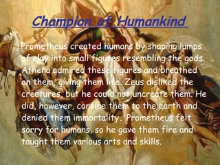 C:\Documents And Settings\Alunno\Desktop\Myth Of Prometheus | PPT ...