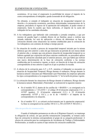 ELEMENTOS DE COTIZACIÓN | PDF