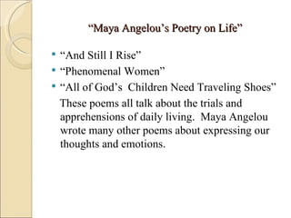 Maya Angelou | PPT