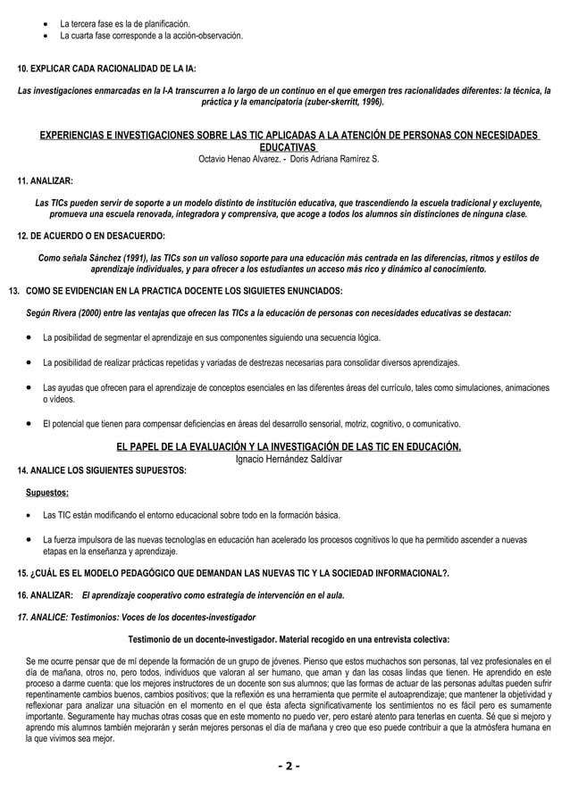 REVISION DE LECTURA SESION III Y IV | DOC