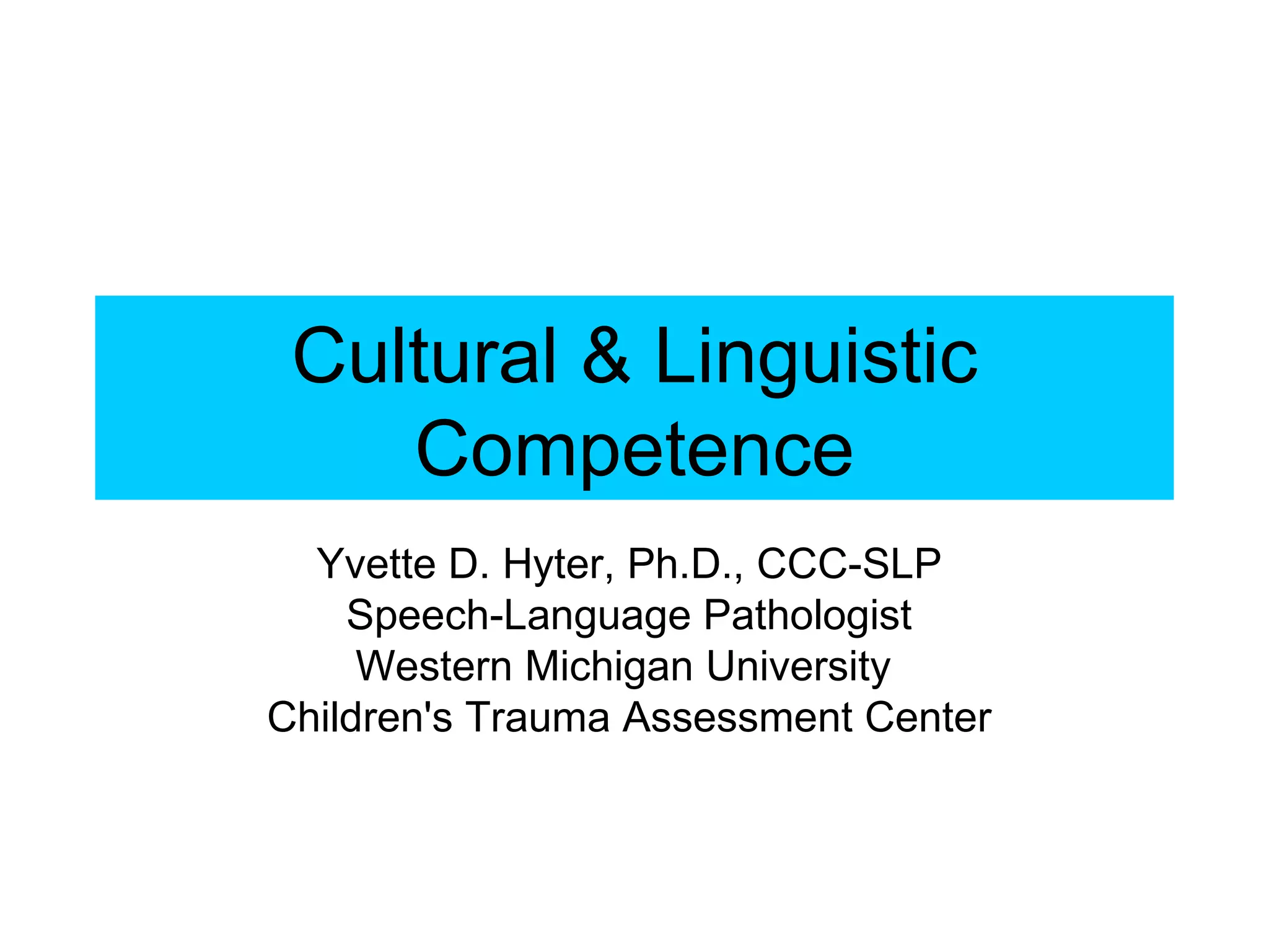 Orientation To Child Trauma | PPT