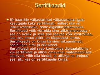 ID kaart | PPT