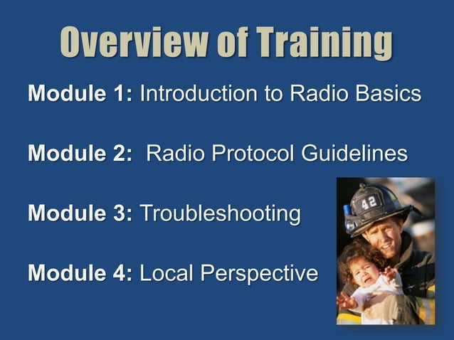 Module 1: Intro to Radio Basics -- for Trainers | PPTX