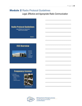 Basic Radio 101 Participant Guide | PDF