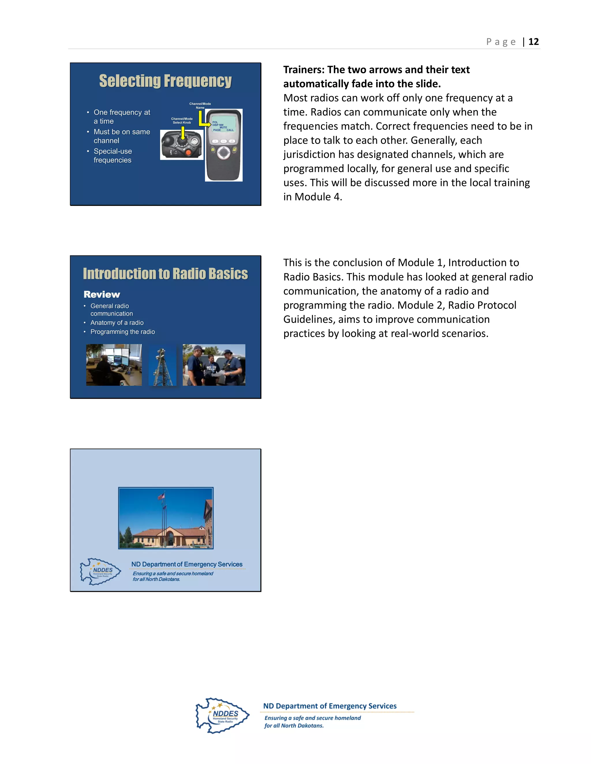 Basic Radio 101 Trainers Guide | PDF