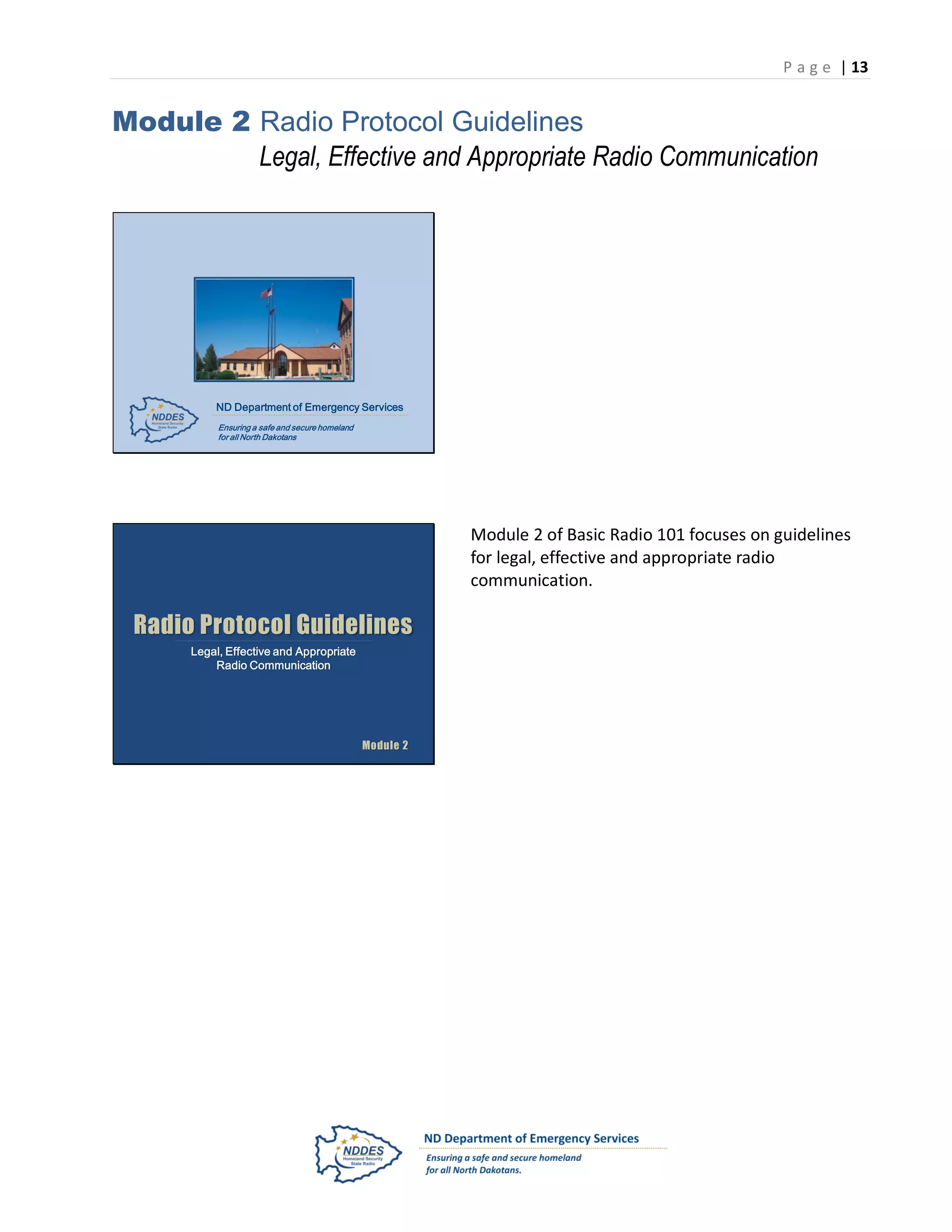 Basic Radio 101 Trainers Guide | PDF