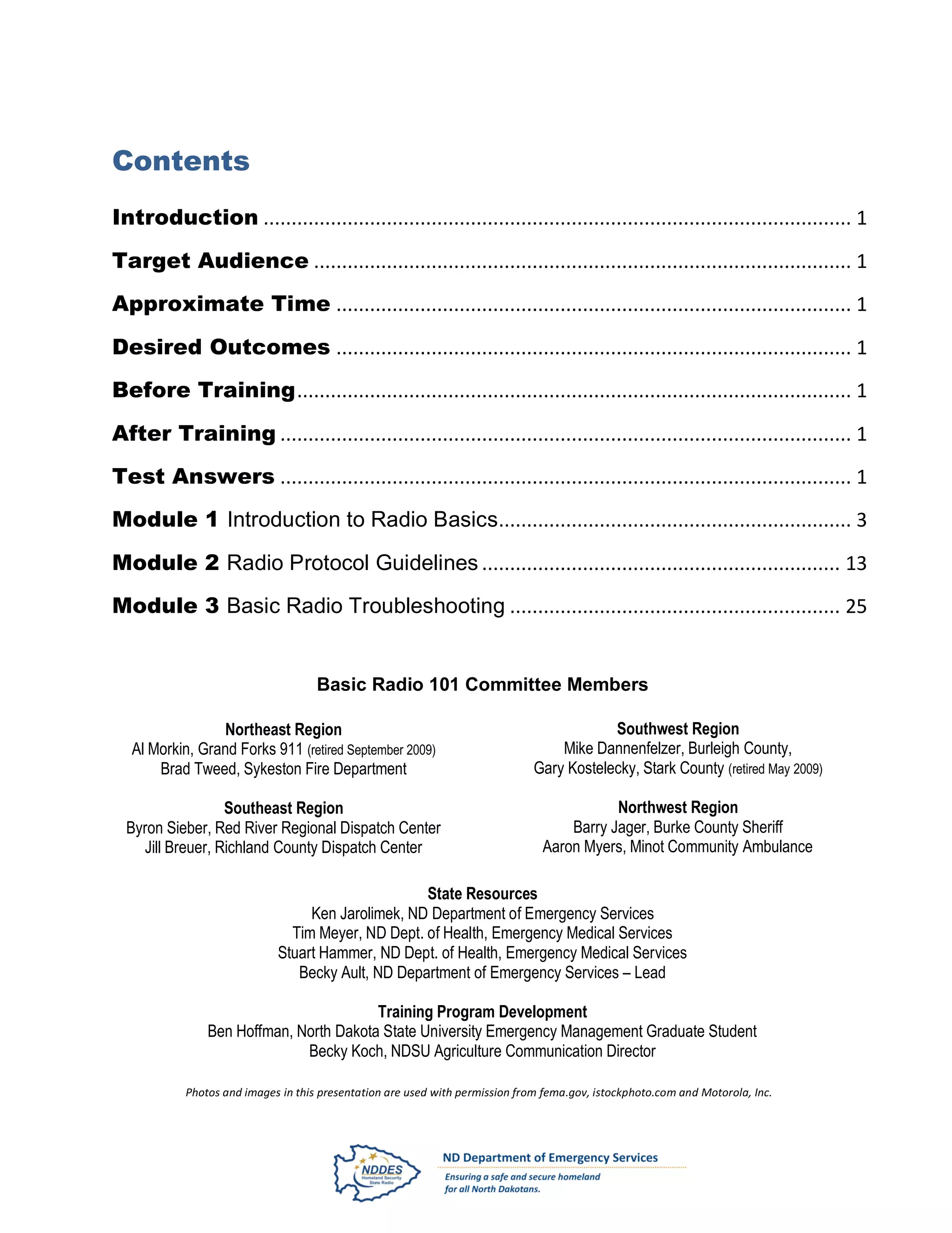 Basic Radio 101 Trainers Guide | PDF