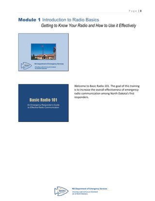 Basic Radio 101 Trainers Guide | PDF