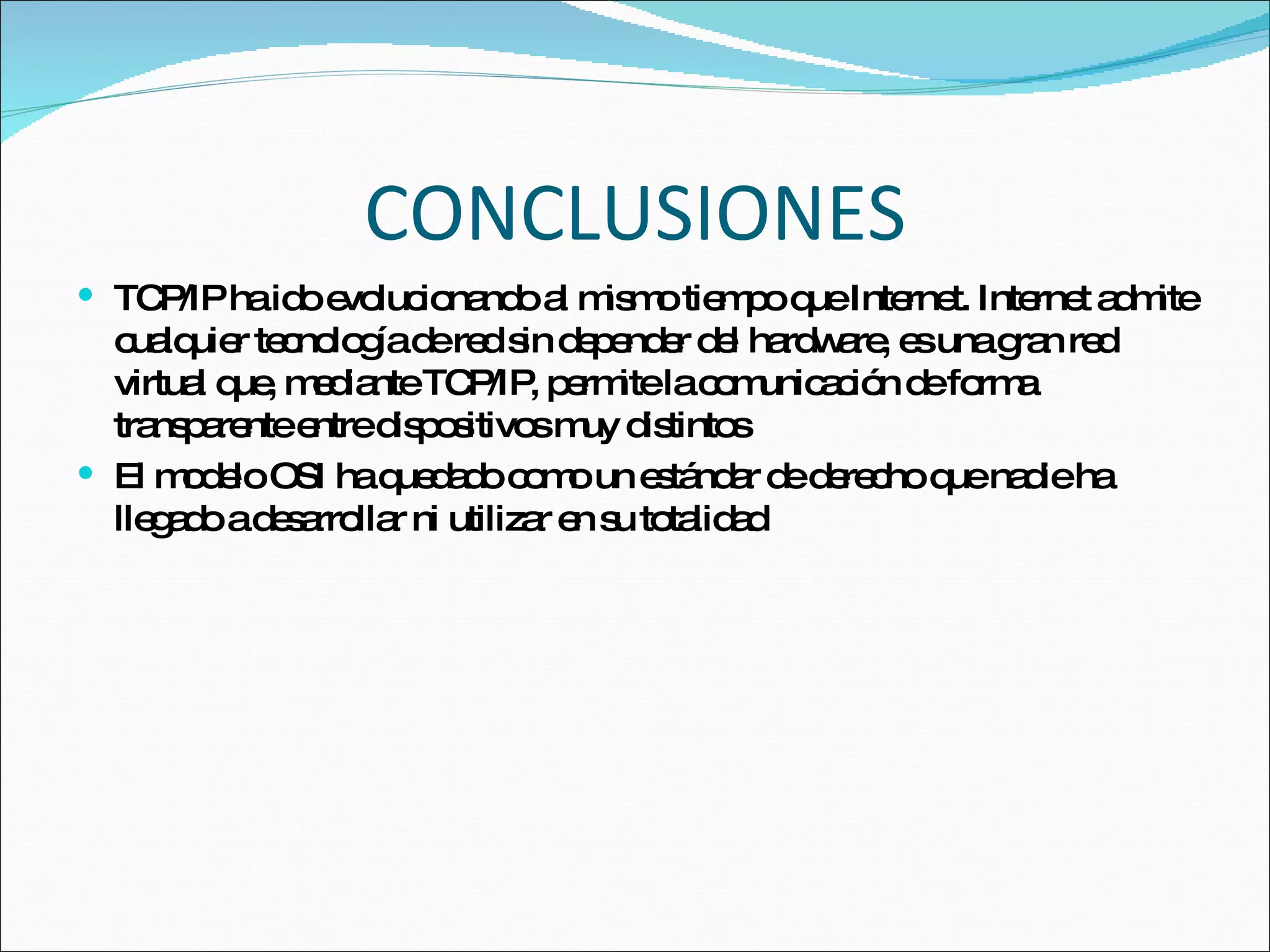 Comparacion entre el modelo TCP/IP Y MODELO OSI | PPT