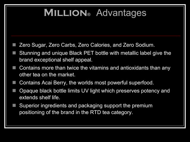 MILLION Beverage | PPT