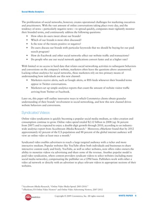 Social Media Analytics | PDF