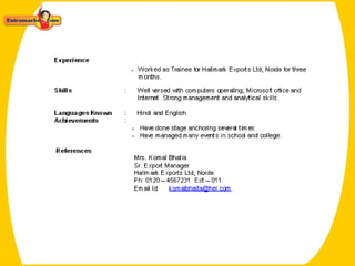 JOb Application Writing | PPT