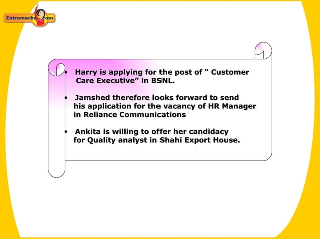 JOb Application Writing | PPT