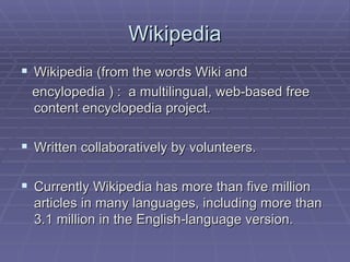 What is Wiki | PPT