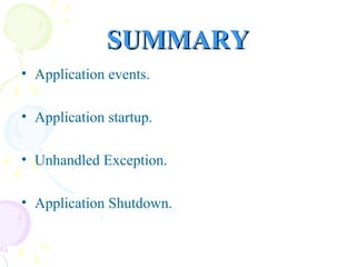 Application Events | PPT