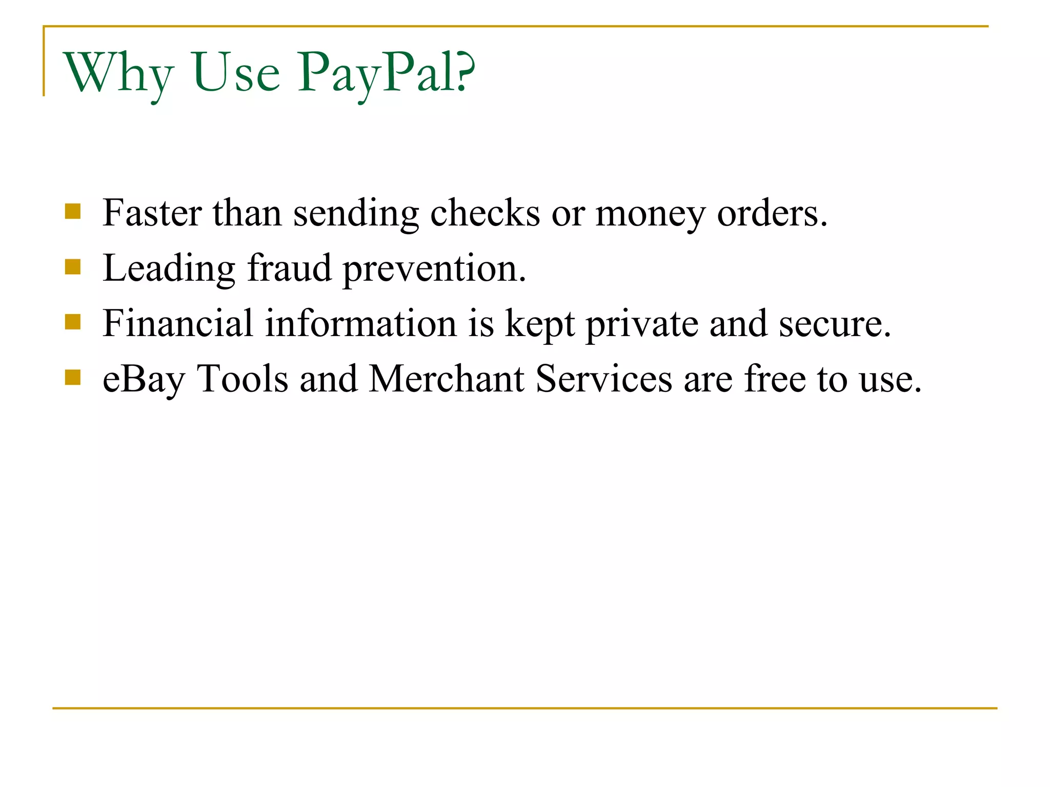 PayPal Presentation | PPT