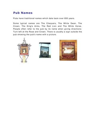 What is a pub? | DOC