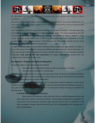 Judicial Reforms in India | DOC