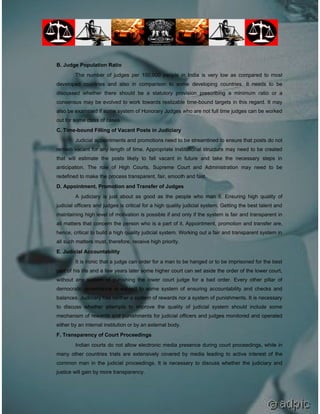 Judicial Reforms in India | DOC