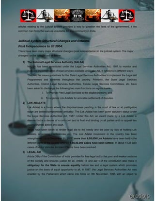 Judicial Reforms in India | DOC