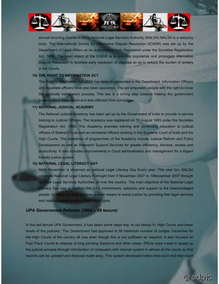 Judicial Reforms in India | DOC