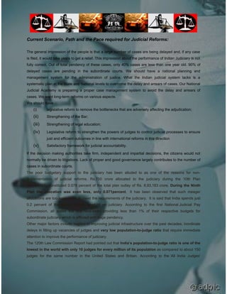 Judicial Reforms in India | DOC