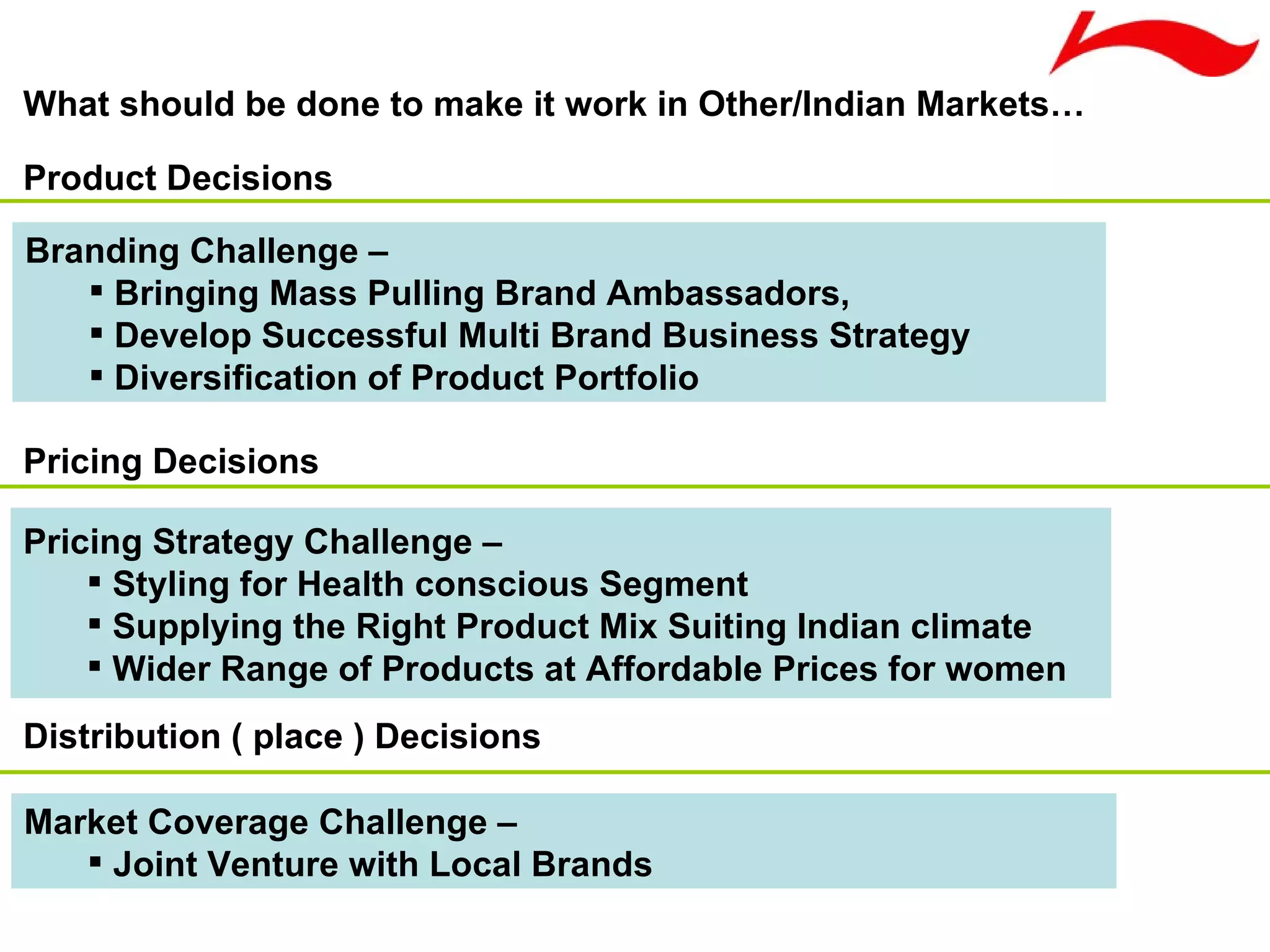 Marketing Li Ning Case. | PPT