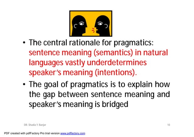 Pragmatics: Introduction | PDF