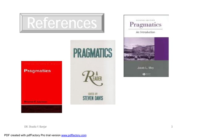 Pragmatics: Introduction | PDF