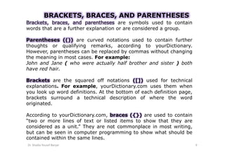 PUNCTUATION MARKS, by Dr. Shadia Y. Banjar | PDF