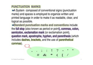 Hyphen Punctuation Mark