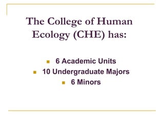 C:\College Of Human Ecology | PPTX | Daycare and Pre-School | Parenting