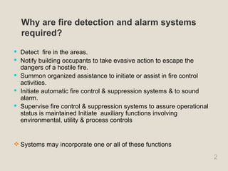 fire detection and alarm system | PPT