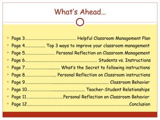 Classroom Management | PPT