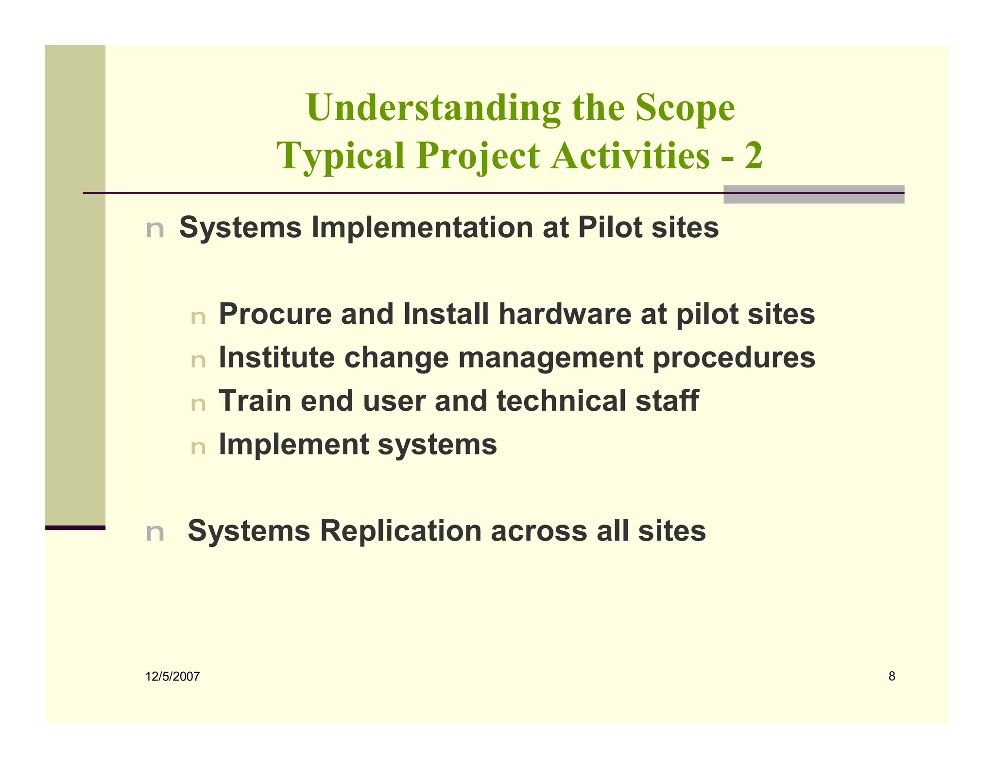 IFMIS Planning | PDF