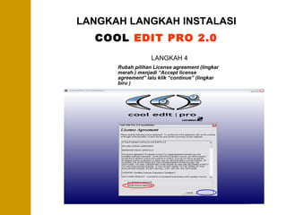 Tutorial Instalasi Cool Edit 2.0 | PPT