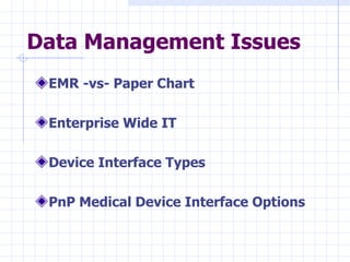 PnP Bedside Communication Interface Options for Automated Data Capture ...