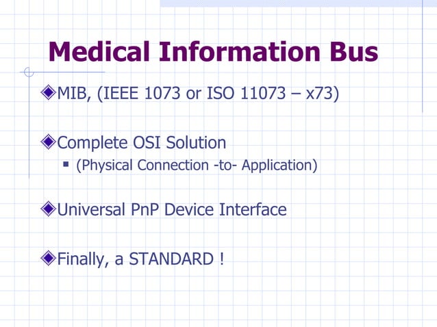 PnP Bedside Communication Interface Options for Automated Data Capture ...