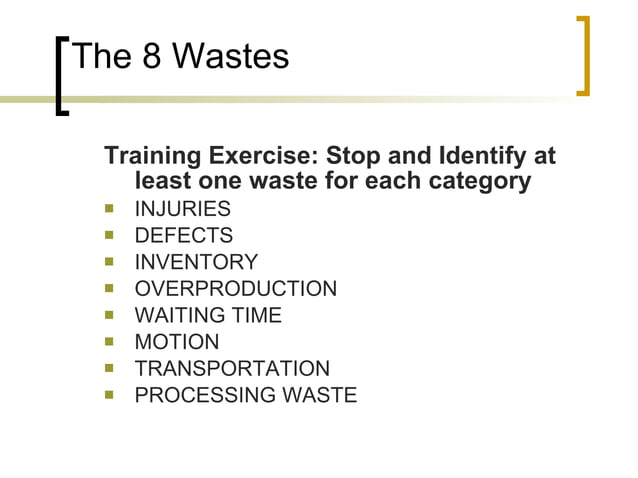 The 8 Wastes | PPT