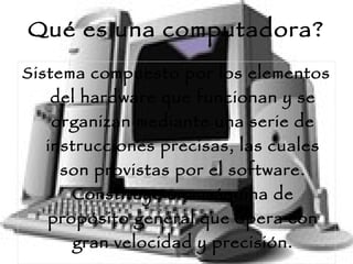 Instalación de computadoras | PPS