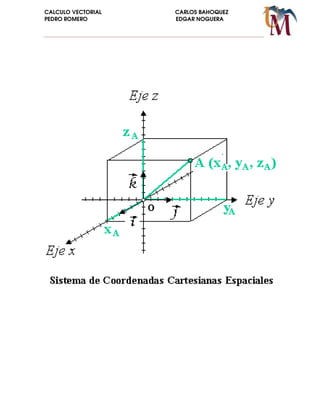 7. SISTEMA DE COORDENADAS RECTANGULARES EN EL ESPACIO Y EN EL PLANO | PDF