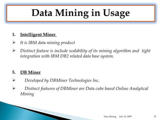 Data Mining Overview | PPT