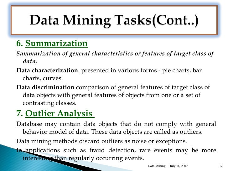 Data Mining Overview