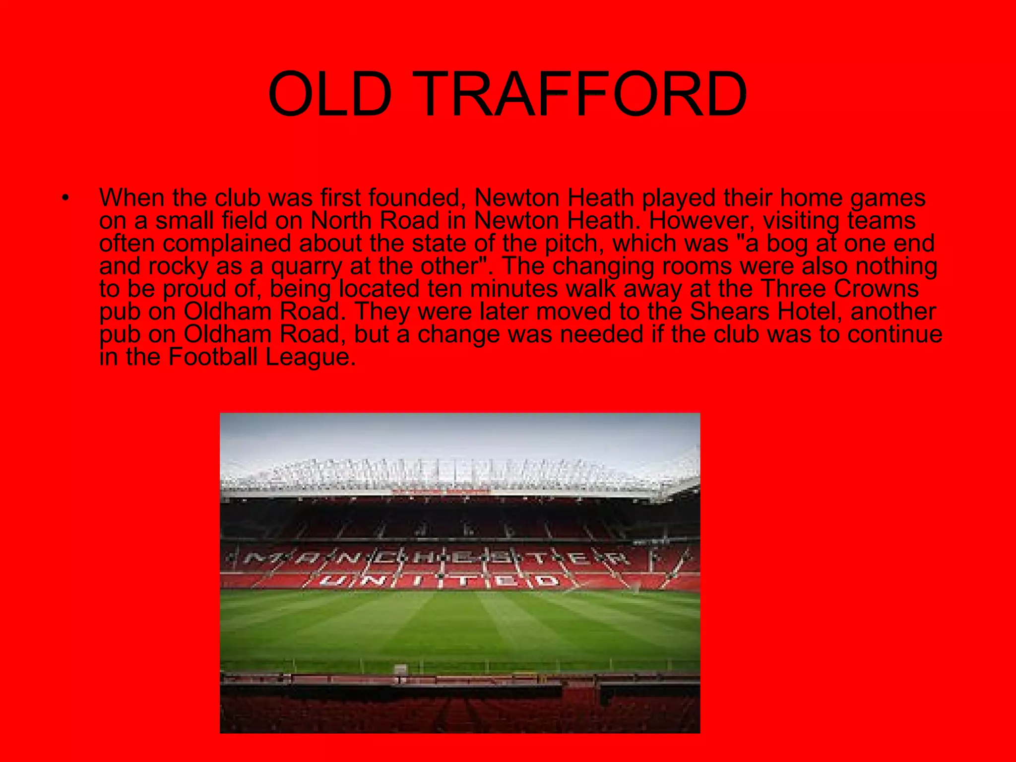 MANCHESTER UNITED | PPT | Soccer | Sports